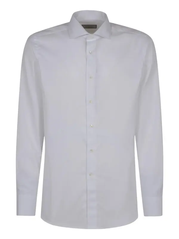 Canali Classic Long-sleeve Shirt - Gray