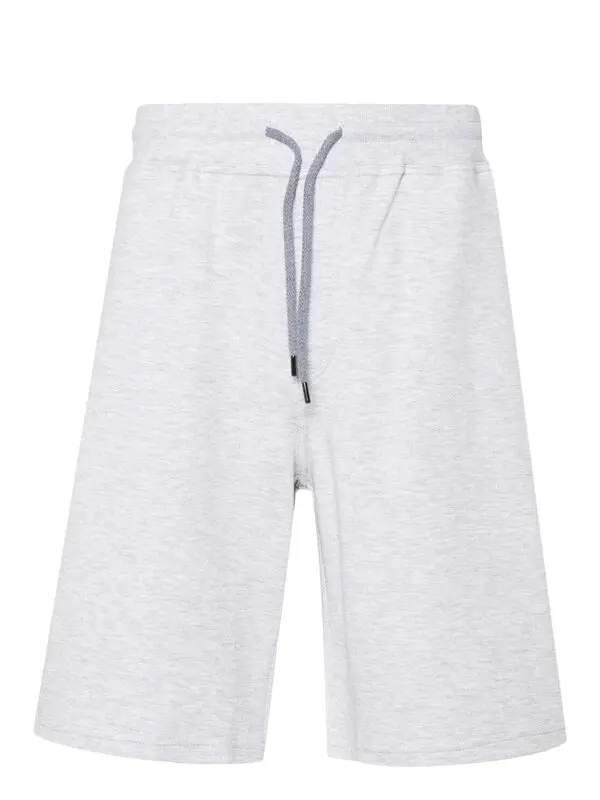 Brunello Cucinelli Drawstring Straight Leg Bermuda Shorts - White