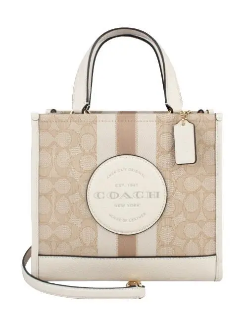 COACH Adjustable Shoulder Strap Shoulder Bag - Nude
