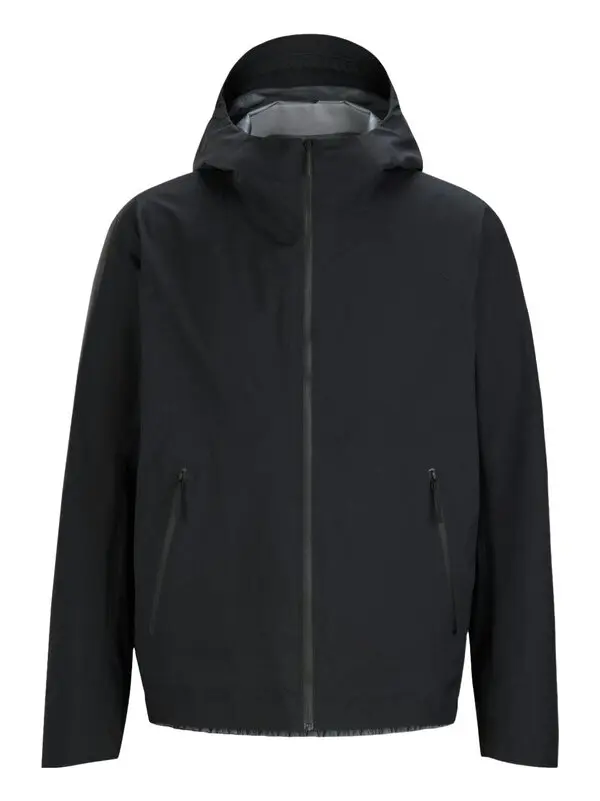 Veilance Hooded Zip-up Jacket - Black
