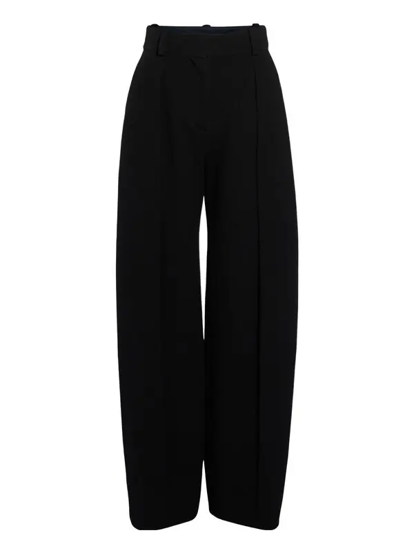 Jacquemus Wide-leg Trousers - Black