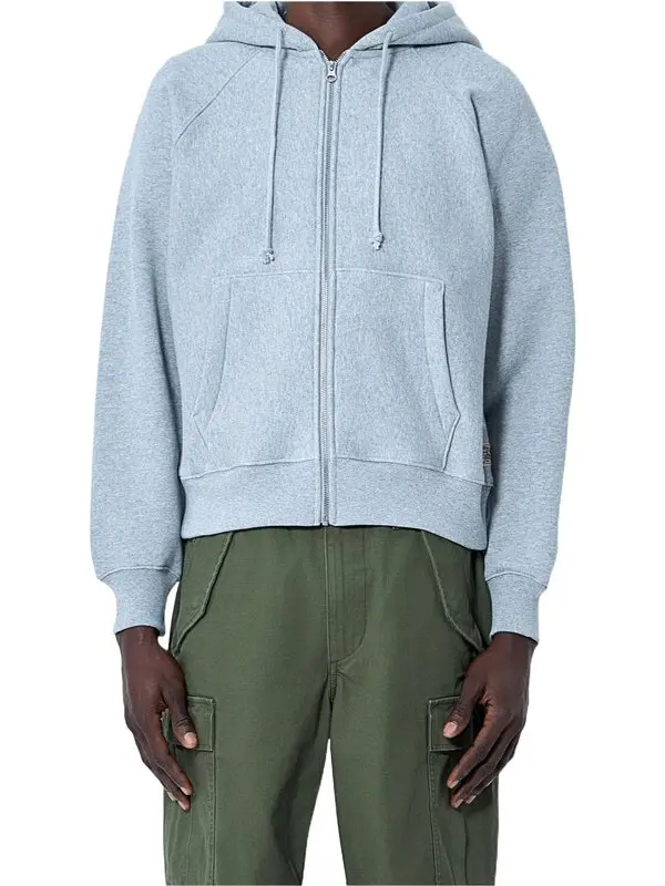 StÜssy Relaxed Zip Hoodie - Grey