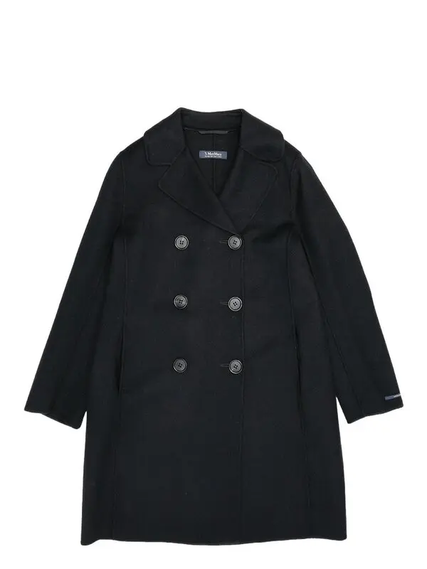 Max Mara Long-sleeved Coat - Black
