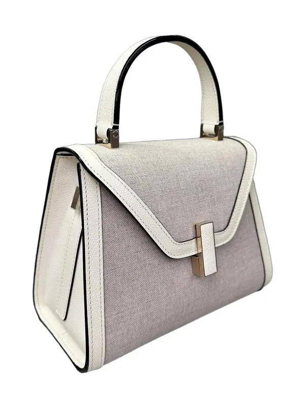 VALEXTRA Logo Shoulder Bag - Gray