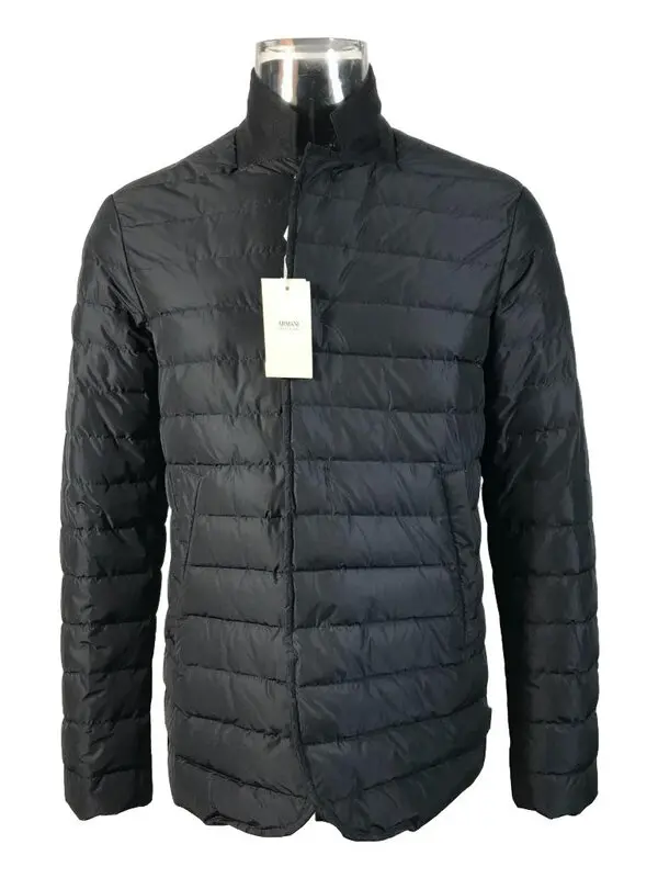 Emporio Armani Quilted Down Jacket - Black