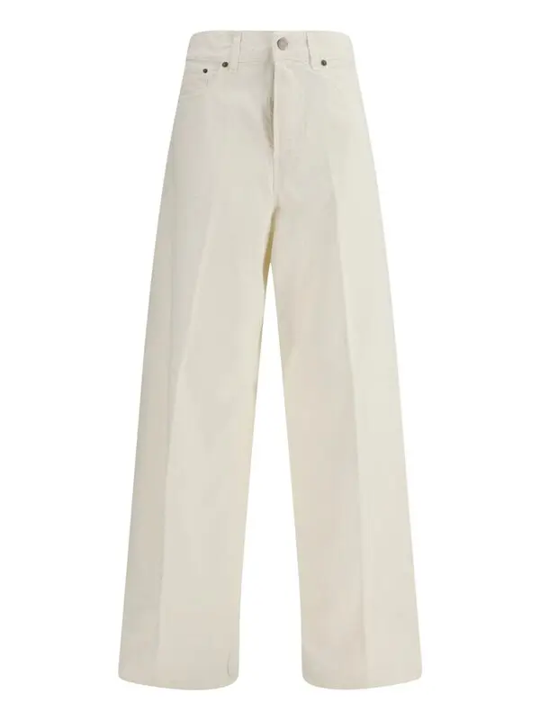 HAIKURE Bethany Wide-leg Jeans - White