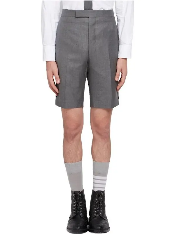 Thom Browne Tailored Twill Shorts - Medium Gray