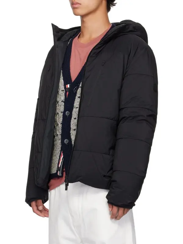 Moncler Hutte Hooded Jacket - Black