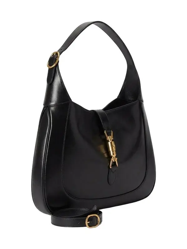 Gucci 1961 Jackie Medium Hobo Shoulder Bag - Black