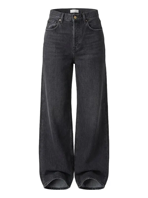 Gucci Wide Leg Denim Jeans - Black