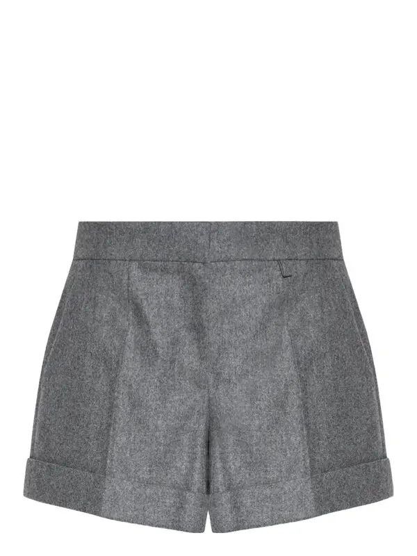 Givenchy Logo Pleated Shorts - Grey