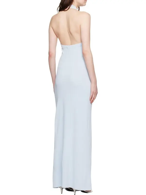 Proenza Schouler Meryl Dress Halter Neck, Backless - White