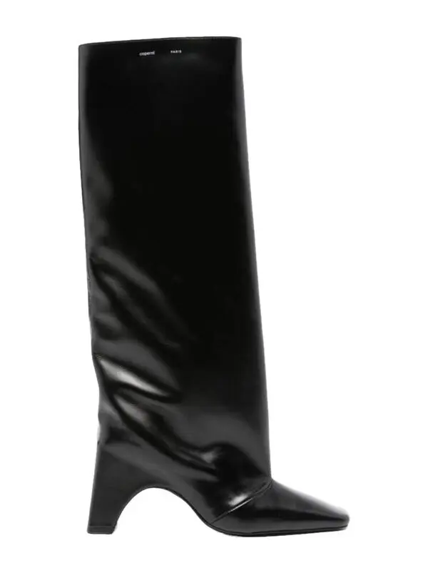 Coperni Square Toe High Heel Boots - Blk