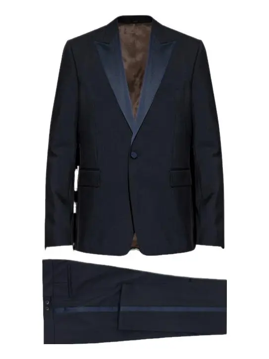 Paul Smith Single Breasted Two-piece Suit - Navy Blue