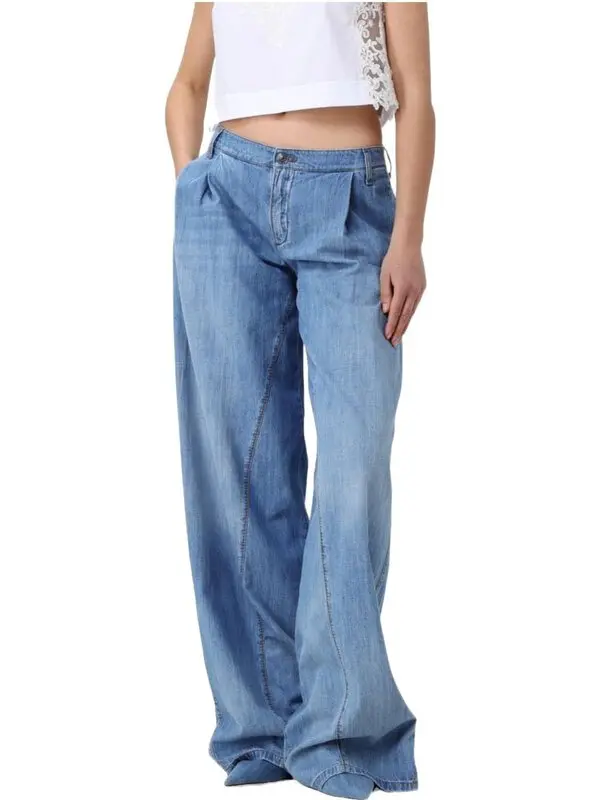 Ermanno Scervino Belt Loop Jeans - Blue