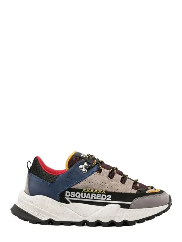 Dsquared2 Panelled Lace-up Sneakers - Multicolor