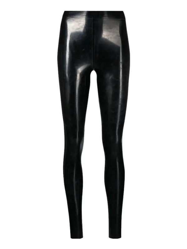 Versace High-waist Tapered Leg Leggings - No