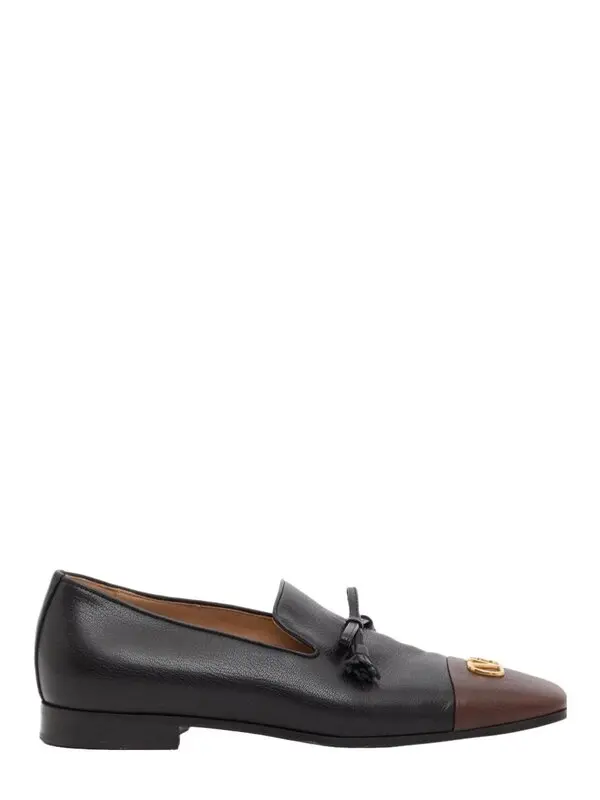 Valentino Garavani Vlogo Plaque Loafers - Green