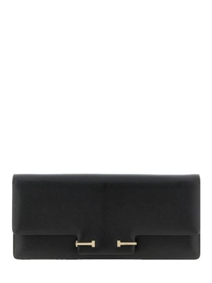 TOM FORD Logo Buckled Shoulder Bag - Black