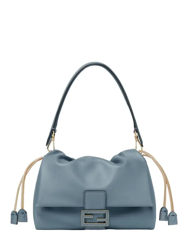 Fendi Mamma Baguette Medium Shoulder Bag - Gray
