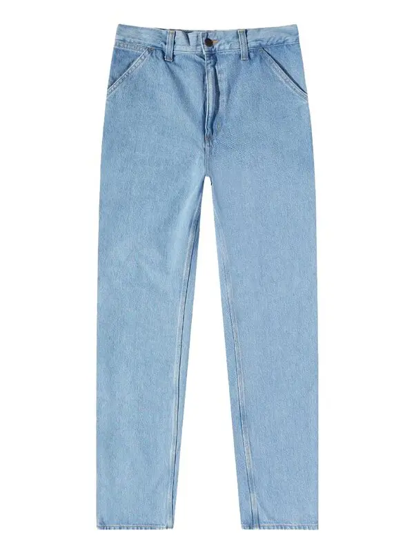 Carhartt Work In Progress Single Knee Straight-leg Jeans - Blue