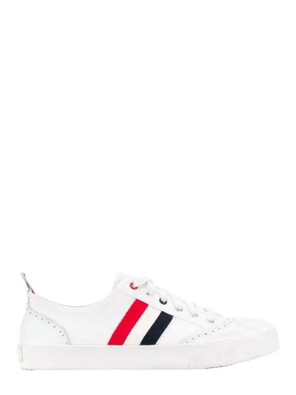Thom Browne Striped Casual Sneakers - White
