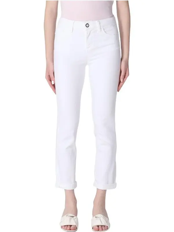 Liu Jo Mid-rise Cropped Jeans - White