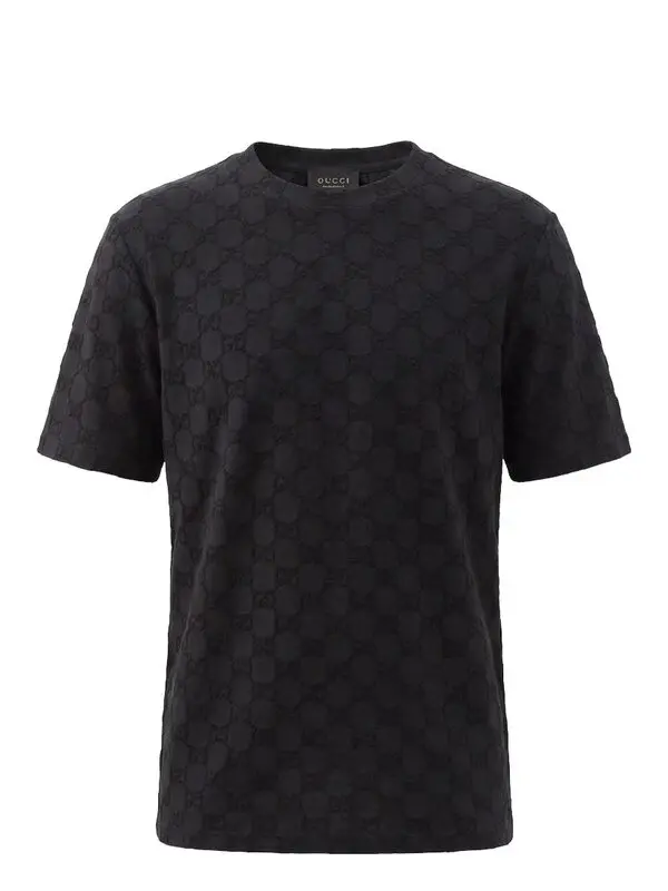Gucci Gg Stretch Jersey T-shirt - Black