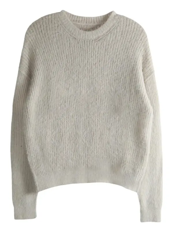 UMA WANG Round Neck Top - White