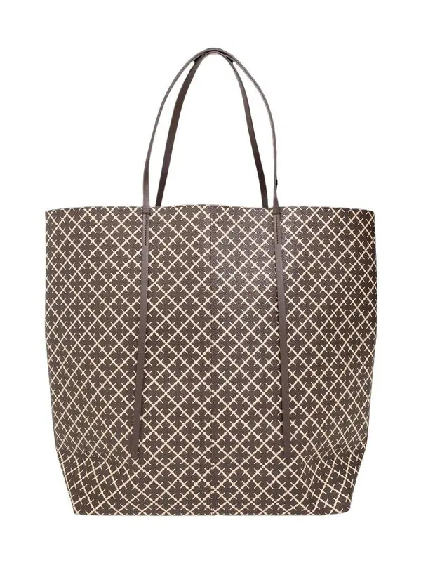 BY MALENE BIRGER Signature Pattern Tote Bag - Brown