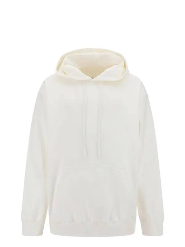 MAISON MARGIELA Graphic Print Hoodie - White