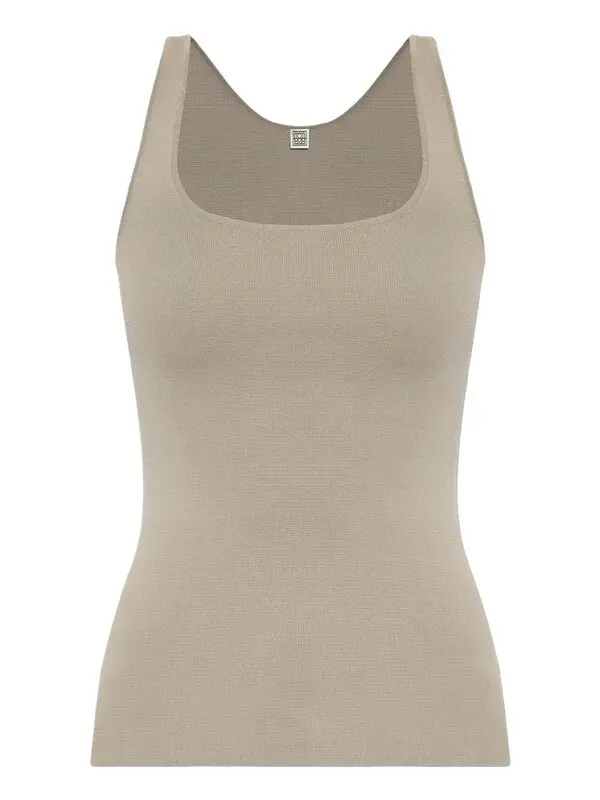 TOTEME Sleeveless Knitted Tank Top - Nude
