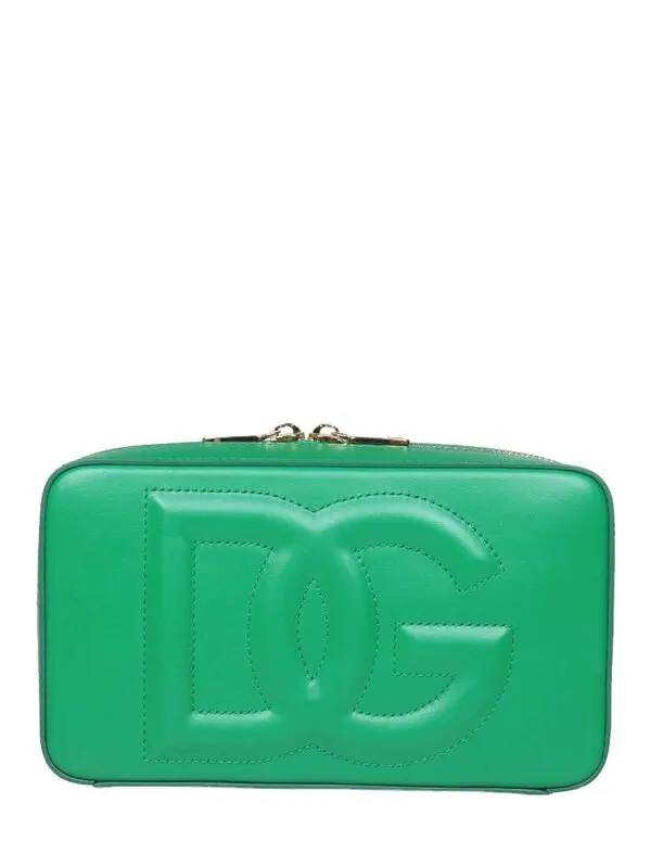 Dolce & Gabbana Logo Embossed Camera Bag - Green