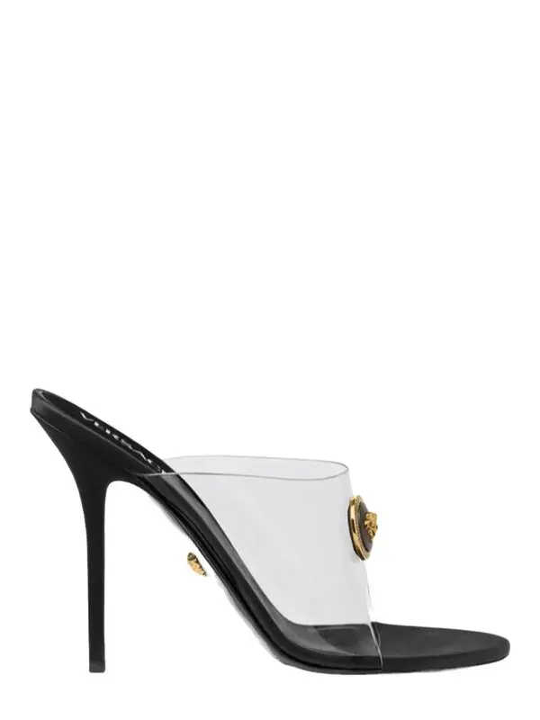 Versace Medusa Open-toe Mules - White