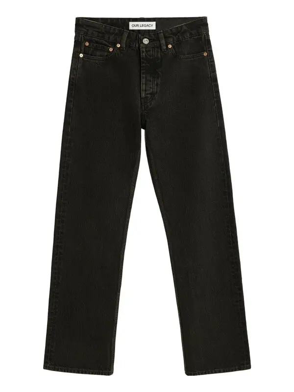 Our Legacy Linear Cut Trousers - Black