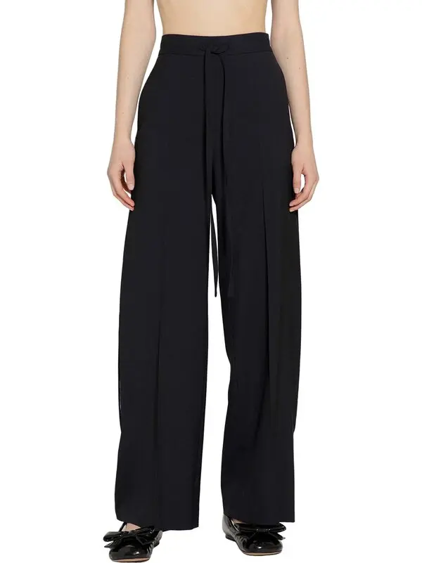 Loewe Wool Trousers - Black