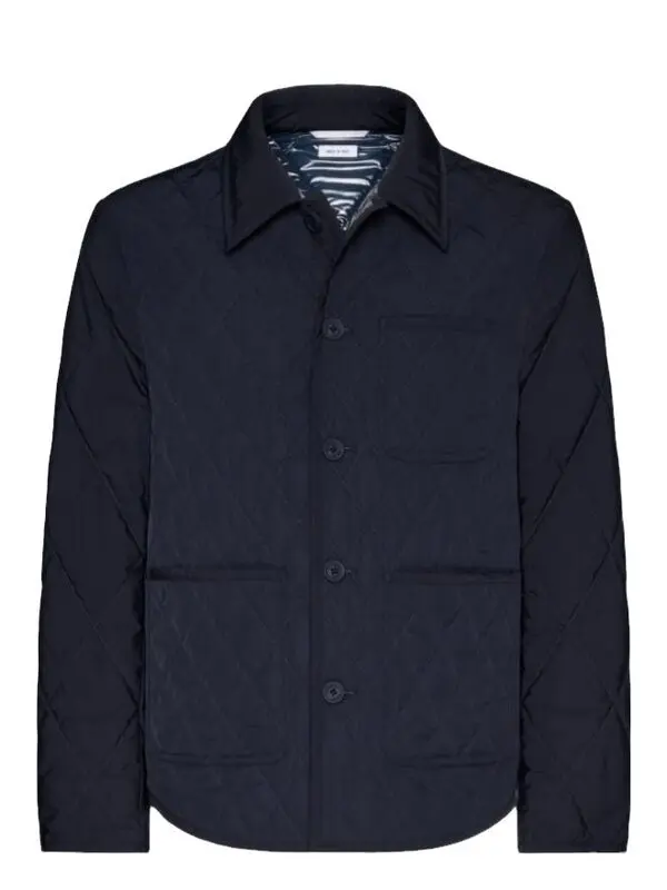 Thom Browne Quilted Padded Jacket - Blue