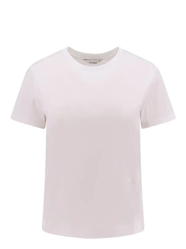 Max Mara Nerina Embroidered Crewneck T-shirt - White