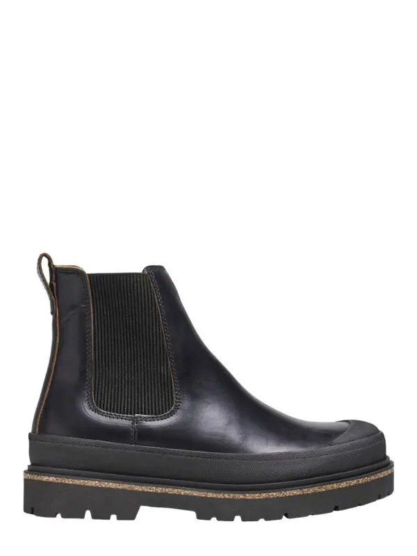BIRKENSTOCK Round Toe Chelsea Boots - Black