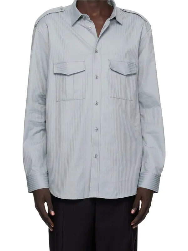Acne Studios Long-sleeved Shirt - Gray