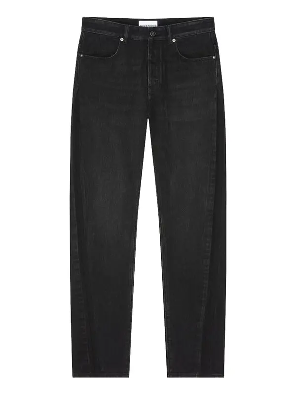 Givenchy Logo-patch Denim Jeans - Black