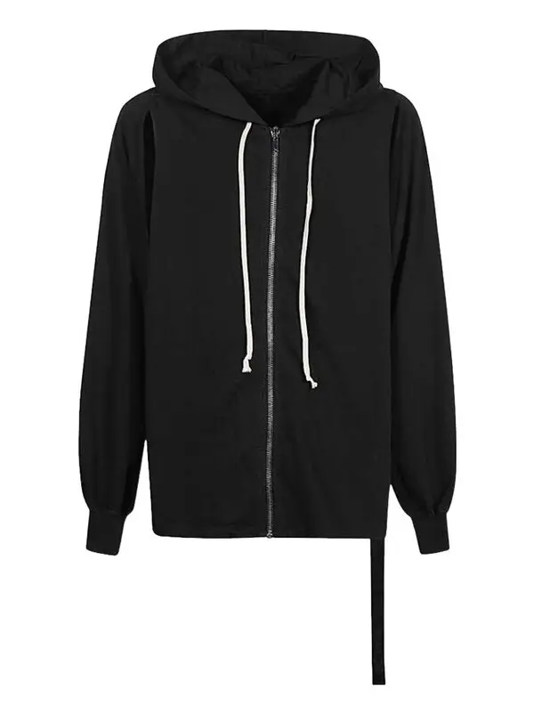 Rick Owens Long Sleeve Hooded Sweater - Black