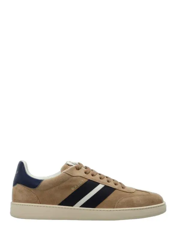 Bally Striped Detail Lace-up Sneakers - Nude