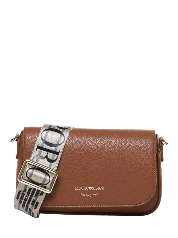 Emporio Armani Lilly Logo Shoulder Bag - Brown