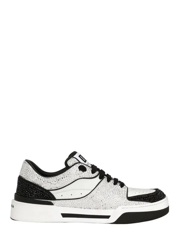 Dolce & Gabbana Embellished Low-top Sneakers - White