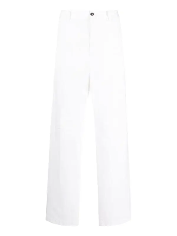 Dsquared2 Logo Printed Casual Pants - White