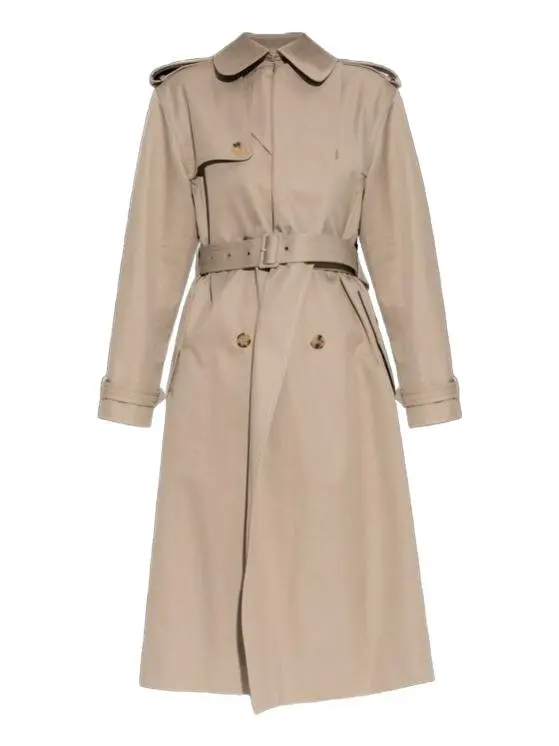 Alexander McQueen Belted Trench Coat - Beige