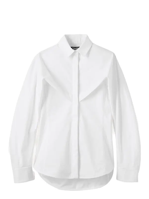 Jacquemus The Châle Shirt - White