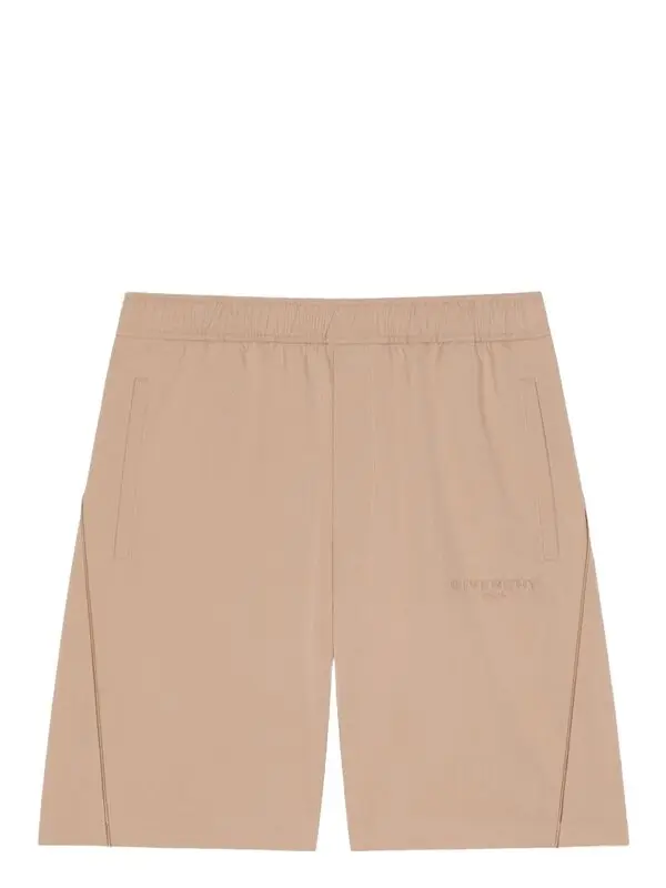 Givenchy Bermuda Shorts With Paris Jacquard - Light Brown