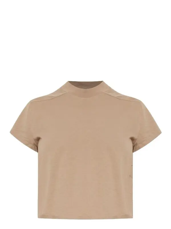 Rick Owens Cropped Small Level T-shirt - Nude